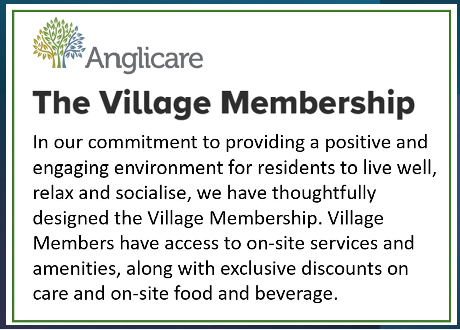 Anglicare scraps DMF for LDK's Village Membership model at Woolooware ...